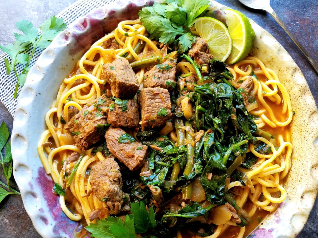 Slow Cooker Thai Beef Stew - Give it Some Thyme