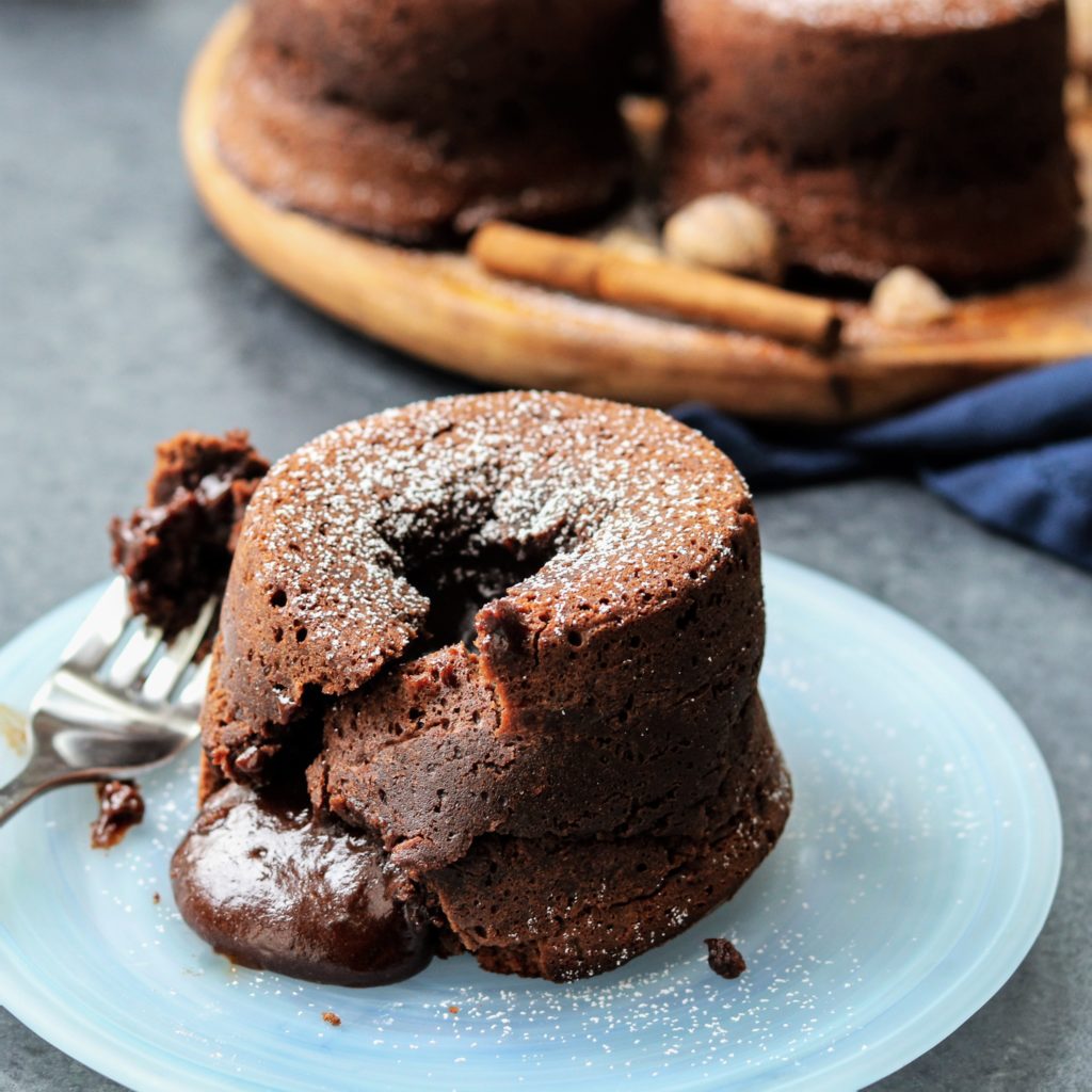 Fall Spiced Mocha Lava Cakes - Give it Some Thyme