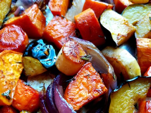 Roasted Root Vegetables with Balsamic - Give it Some Thyme