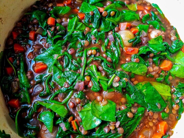 French Lentils Recipe with Red Wine - Give it Some Thyme