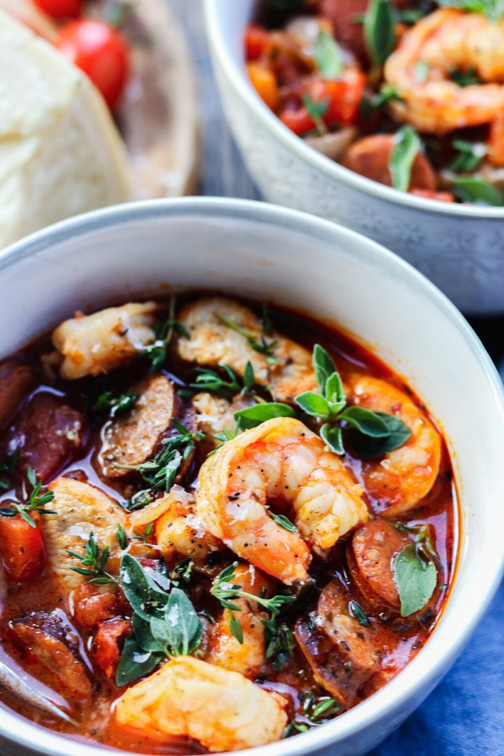 Shrimp Stew with Chicken and Sausage - Give it Some Thyme