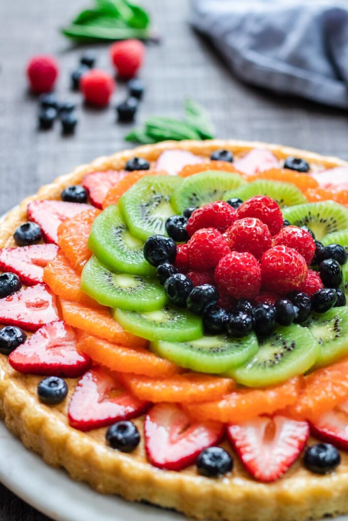 German Fruit Flan Recipe - Give it Some Thyme