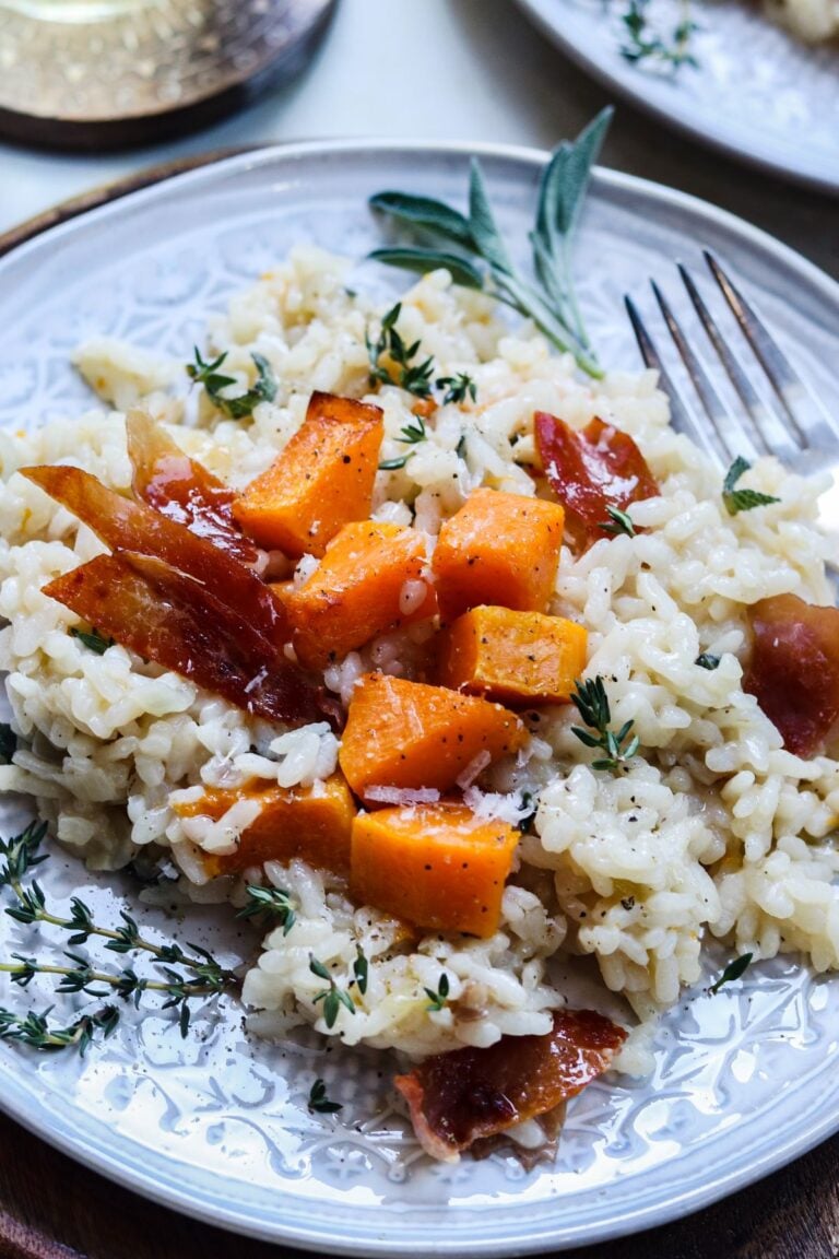 Roasted Butternut Squash Risotto - Give it Some Thyme