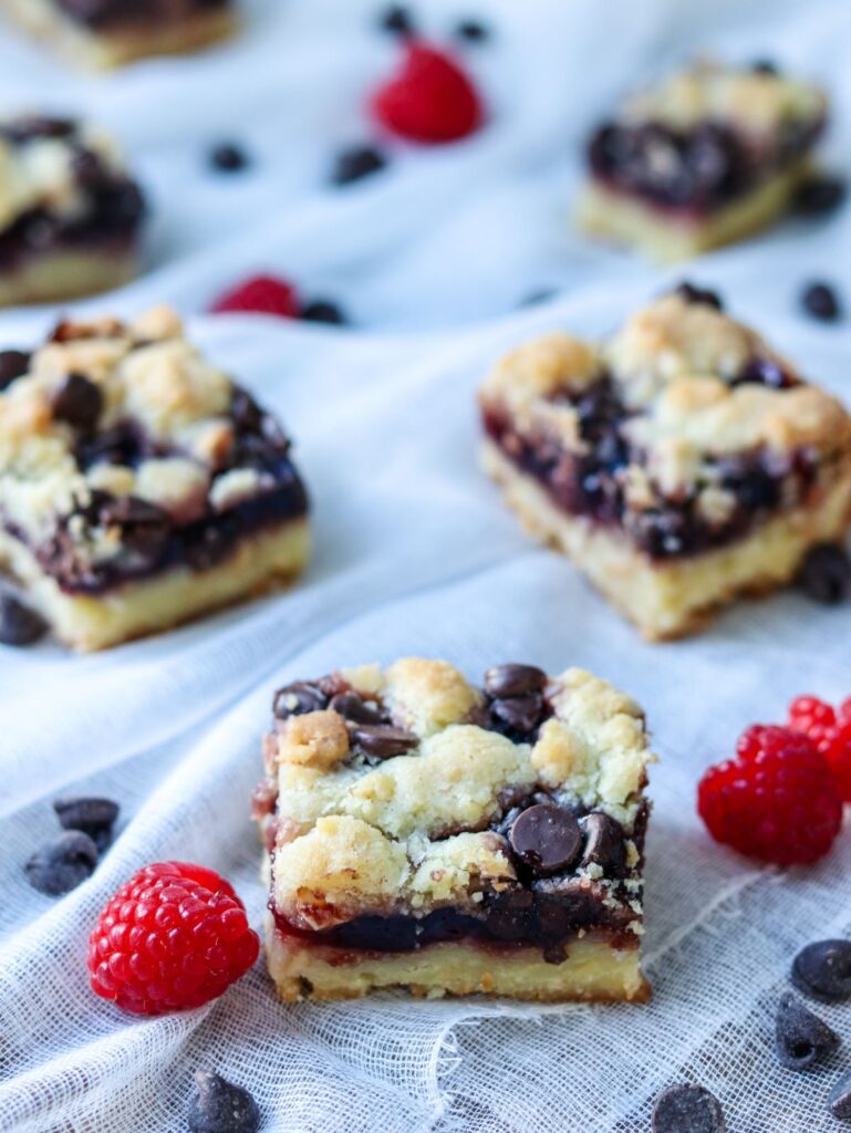 Chocolate Raspberry Bars - Give it Some Thyme