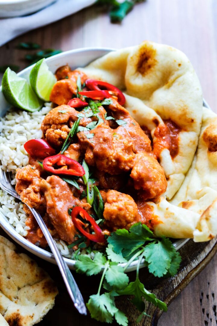 Butter Chicken with Naan - Give it Some Thyme